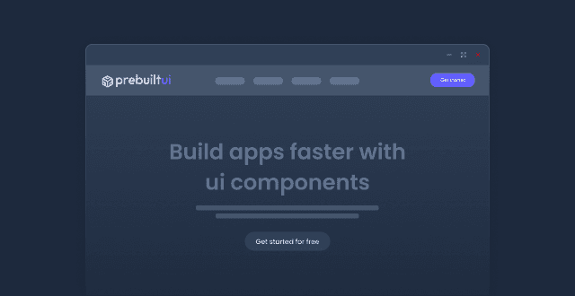 320 Free Tailwind Css Ui Components Prebuiltui