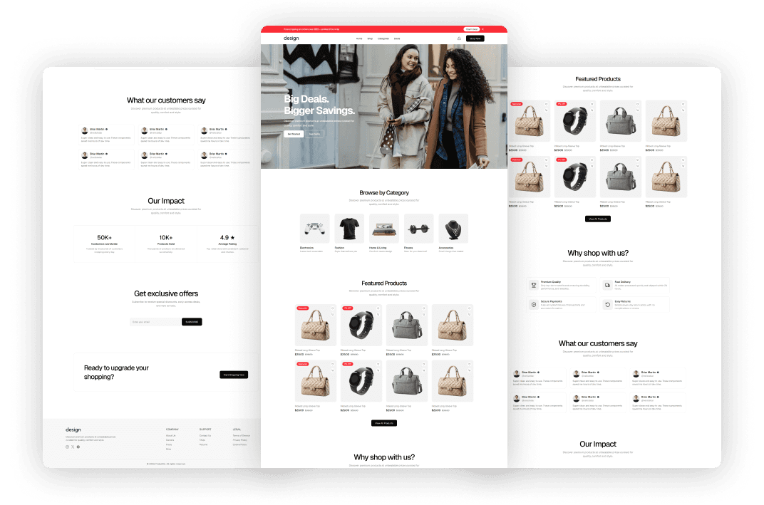 Tailwind CSS UI Components & Templates - PrebuiltUI